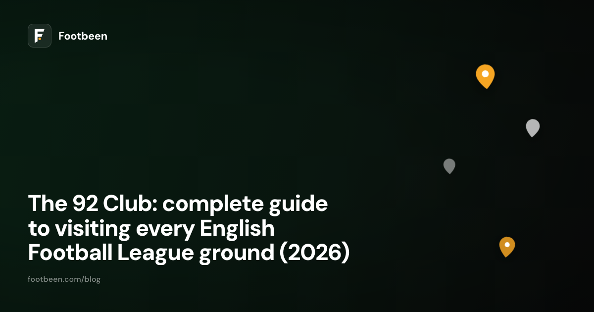 The 92 Club: complete guide to visiting every English Football League ...